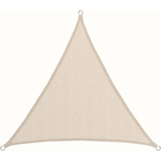 Voile D'Ombrage Uv - 3X3X3 Hdpe Triangle Protection Solaire - Toile De ...