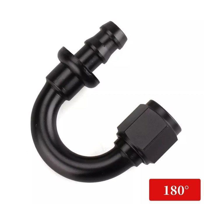 Raccord d'extrémité de tuyau de carburant AN4/AN6/AN8/AN10/AN12,pour adaptateur de tuyau de gaz ...