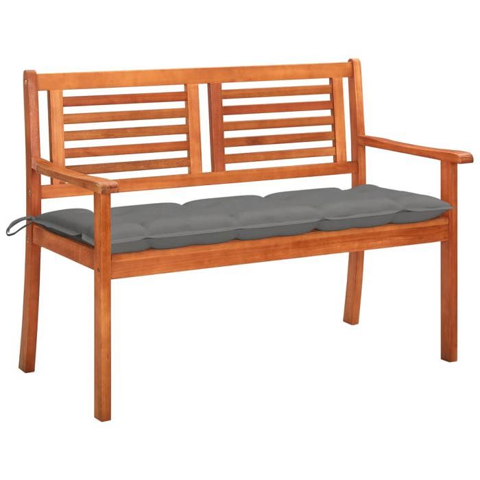 COZY Banc de patio/ Banc de jardin 2 places avec coussin - MVS - 120 cm ...