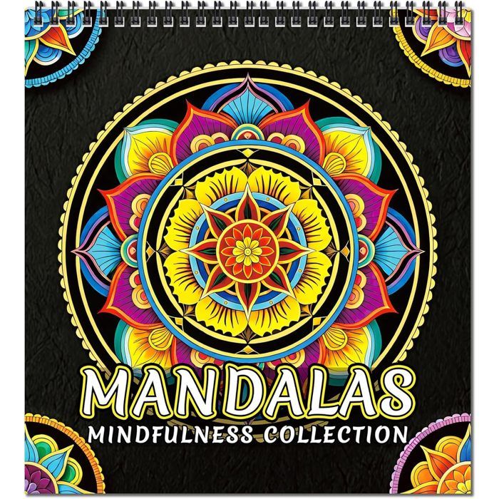 Cahier de Coloriage Adulte Anti-Stress avec 32 Mandalas Relaxants ...