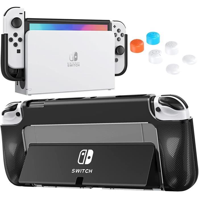 Un noir - HEYSTOP – coque pour Switch OLED, étui de protection TPU et ...