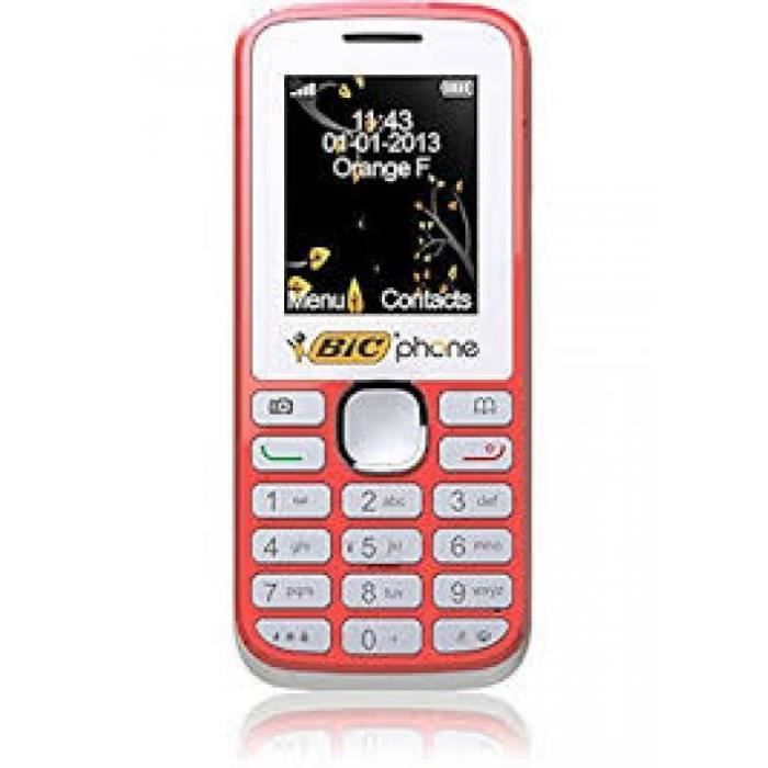 ALCATEL BIC PHONE 1063 ROUGE - Cdiscount Téléphonie