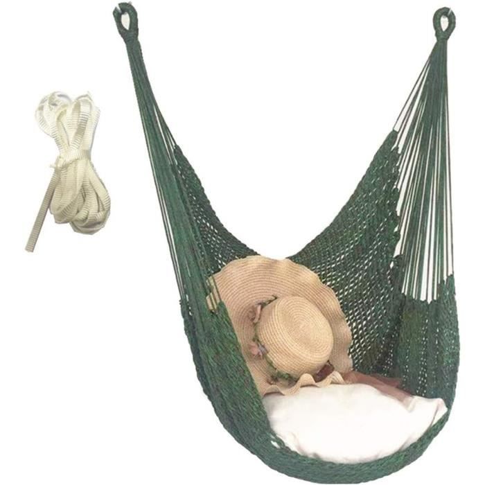 Siège Suspendu En Toile De Coton Fauteuil Suspendu Chaise Hamac,Style ...
