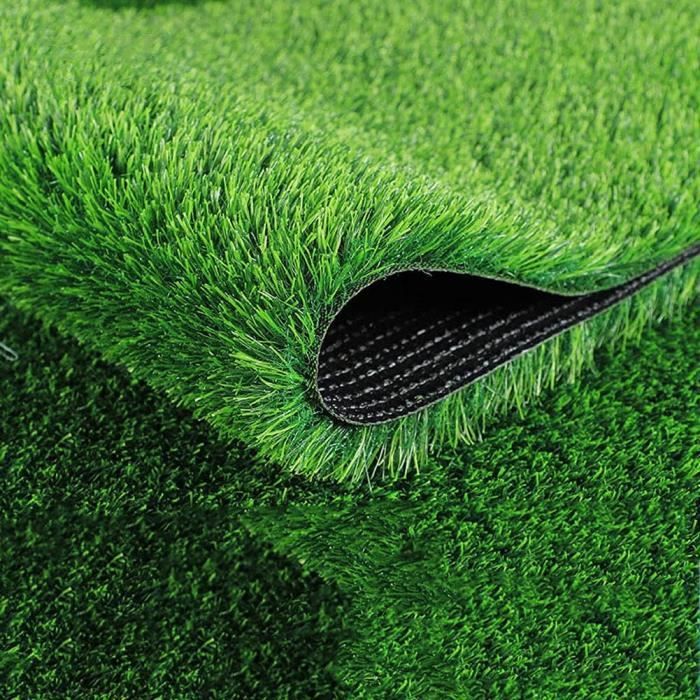 Gazon Artificiel Avec Trous De Drainage, Herbe Synthétique Artificielle Gazon Synthétique Fausse ...