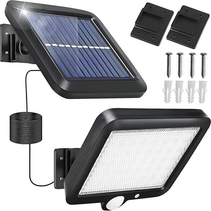 Lampes Solaires D'Extérieur Avec Détecteur De Mouvement,56 Led,Lumière ...