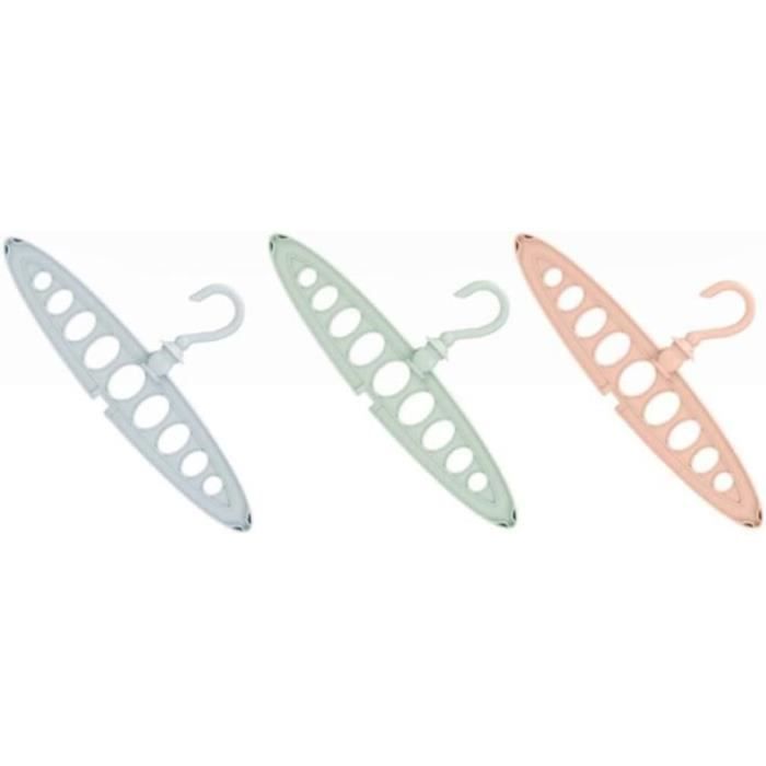 5 Pièces Placard Étendoir Pliable Étendoir À Linge En Plastique Cintre ...