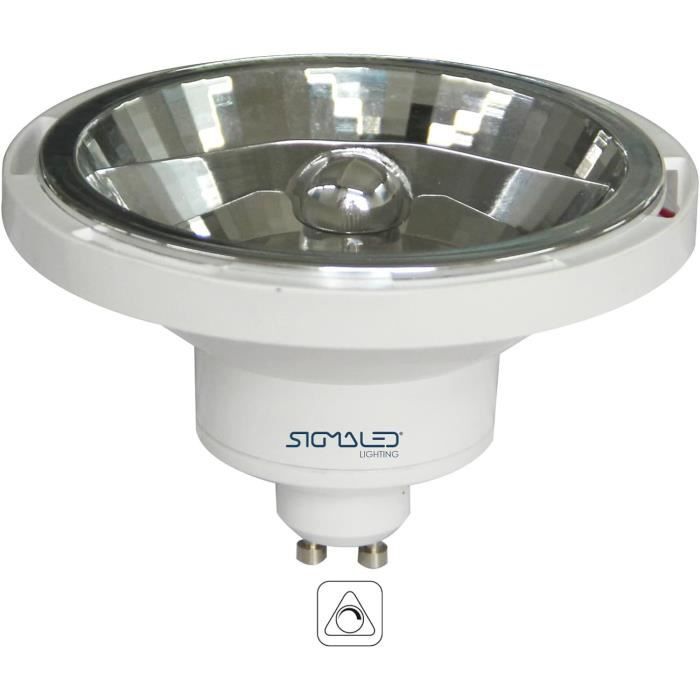 SIGMALED LIGTHING - SPOT LED AR111 DIMMABLE GU10 14W (équivalent 110W ...