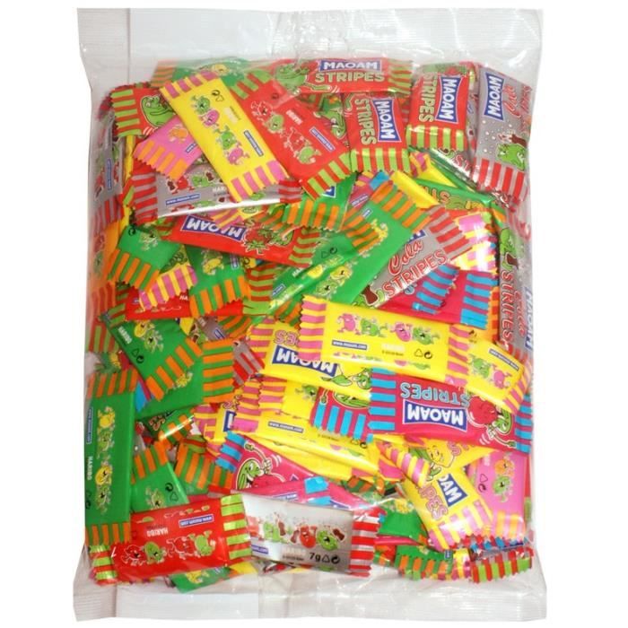 Haribo Maoam Mini Stripes environ 170 pièces - Cdiscount Au quotidien