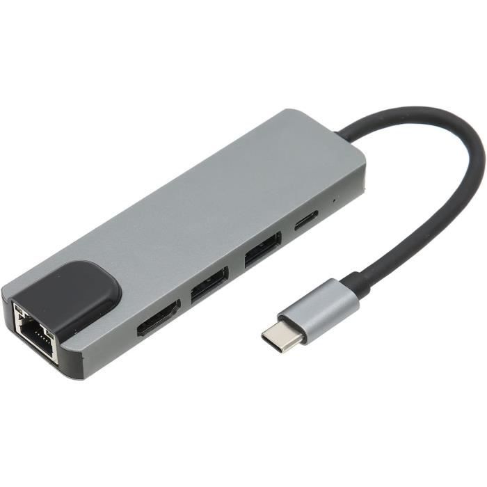 Hub USB C, Station D'accueil Multiport 5 en 1, Adaptateur Multiport USB ...