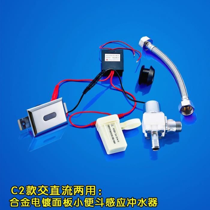 Color urinal H Urinoir debout à induction , rinceur automatique ca 220v cc 6v, urinoir à capteur ...