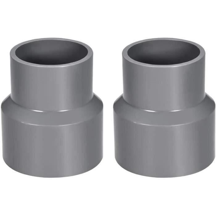 63mm x 50mm PVC Accouplement Réducteur Moyeu Par Moyeu Raccord Tuyau ...