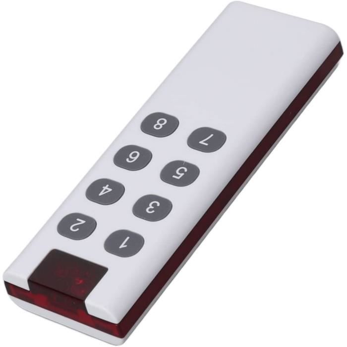 1000M Télécommande 433Mhz Télécommande Sans Fil Universal Digital Learning Remote Control (8 ...