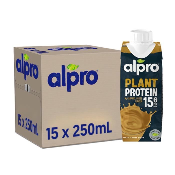 Danone - Alpro Plant Protein - Caramel Coffee Pack de 15 - Cdiscount Sport
