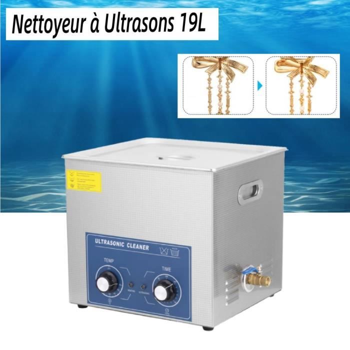 MAG Machine De Nettoyage À Ultrasons 19L Pour Bijoux Appareil ...