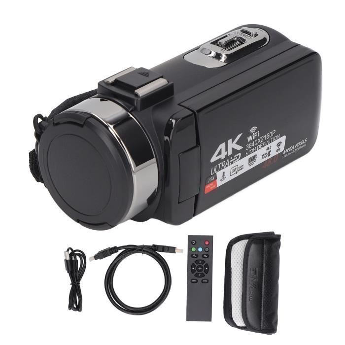 HURRISE Caméscope vidéo 4K Caméra Vidéo Caméscope, Caméra Zoom ...