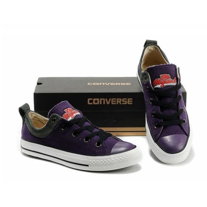 Femme violet Converse All Star Chunk Taylor basses toile Basket Classic ...