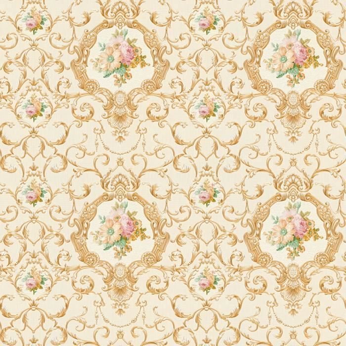 Papier peint baroque Profhome 343915-GU papier peint intissé légèrement ...