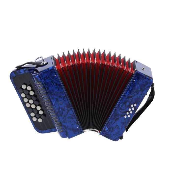 Pwshymi Accordéon Accordian – Instrument à roseaux professionnel, 22 ...