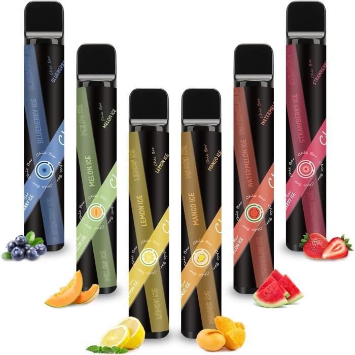 Puff Sans Nicotine, Chic Bar Cigarette Électronique Jetable Sans Tabac ...