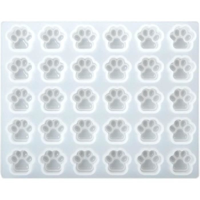 Animal Patte Époxy Silicone Moules Mini Chat Griffe Cire Granulés ...