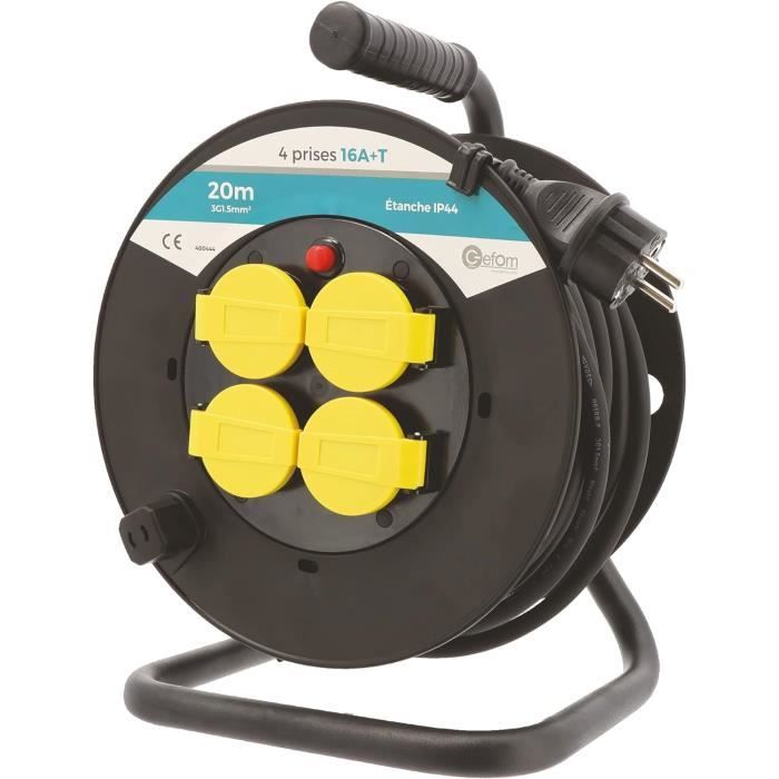 Enrouleur Électrique De Chantier 20M[b426] - Cdiscount Bricolage