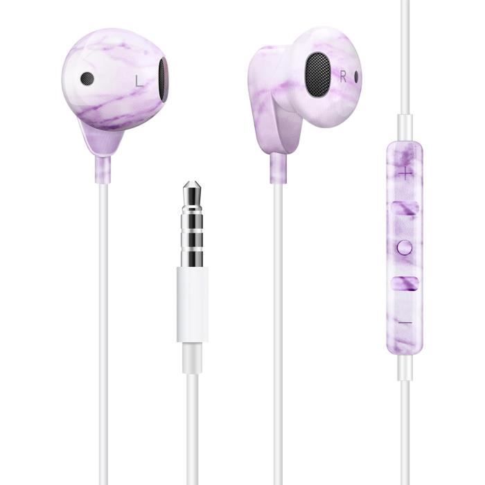 Écouteurs Filaire Intra-Auriculaires Oreillettes Filaires Ecouteur ...