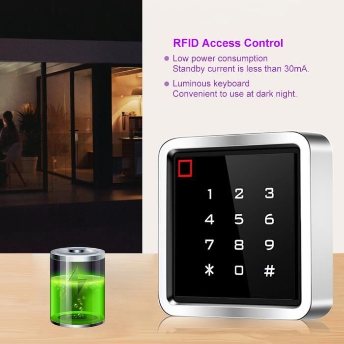 VBESTLIFE Contrôleur d'accès door access control machine, 125KHz card ...