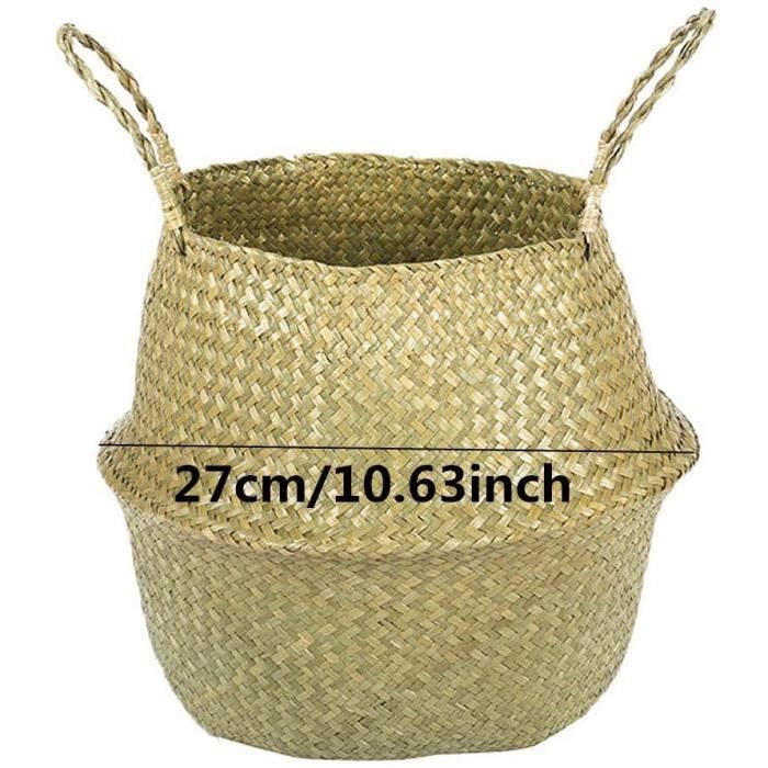 Cache Pot Osier Panier Osier Rangement Grande Plante Pot Pots pour ...