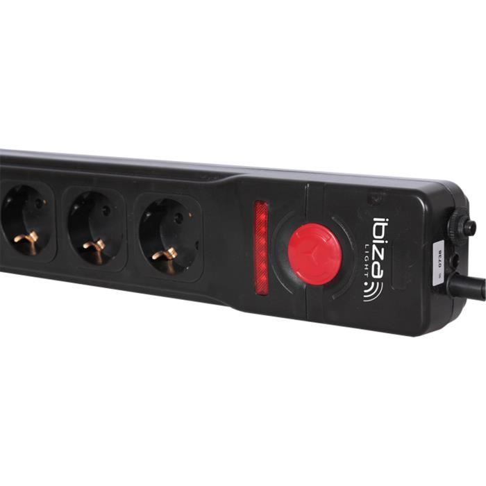 Rallonge Multiprises - IBIZA - LC506W-FR - 5 voies - Télécommande sans ...
