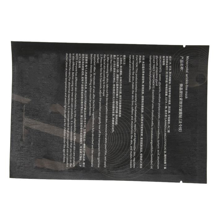 Patch pour plis nasogéniens - VGEBY - 5 paires - Microcristallin 4D ...