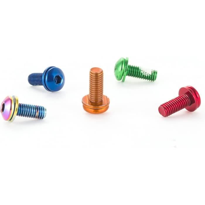 CNC Vis porte-bidon pour vélo,M5*12mm MTB Vis porte-bidon pour vélo ...