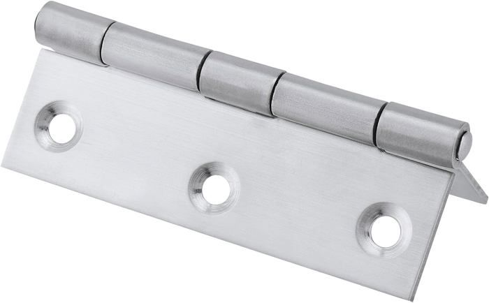 Lot de 10 charnières en acier inoxydable 75 mm - Charnières de porte ...