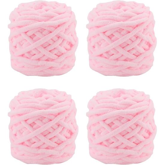 Fil laine tricoter 4 x 100 g fil tricoter pour crochet fil doux et pais ...