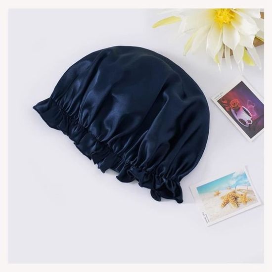 Bonnet De Nuit 100 % Soie De Mûrier Respirant - En Satin Élastique ...