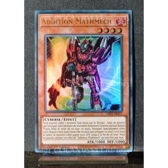 Carte YU-GI-OH GFP2-FR117 Addition Mathmech NEUF FR - Cdiscount Jeux ...
