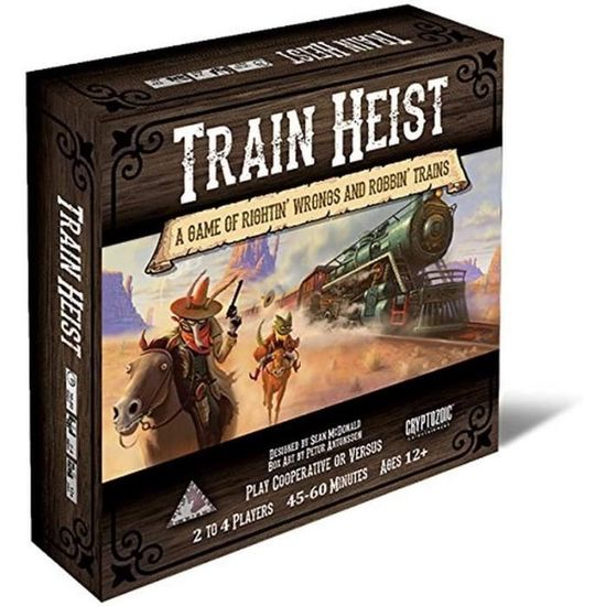 Cryptozoic Entertainment- Jeu de societe Train Heist, CRY02066 - Cdiscount Jeux - Jouets