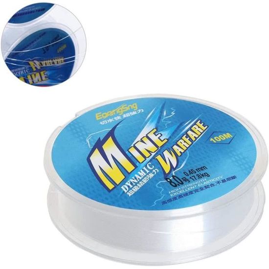 Ligne - Pêche 80 Bobine 100 Mètres Nylon Solide Monofilament Fil ...