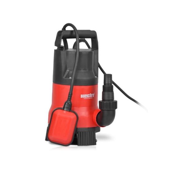 Pompe submersible pour eaux usées - BB LOISIR - Hecht 3752 - 750W - 12 500 l/h - 10m de câble ...