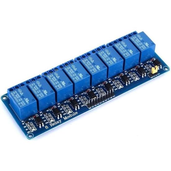 5V Module Relais DC 230V 8 Canaux Module Relais avec Optocoupleur pour ...