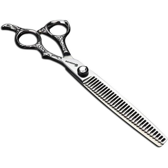 7 Pouces Ciseaux De Coiffure 440C Haute Dureté Fine Motif Professionnel ...