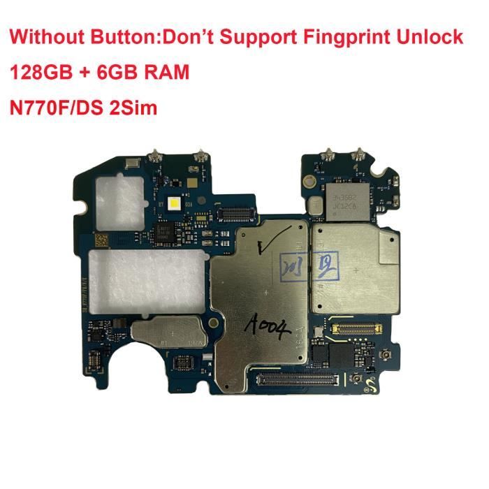 N770FD 2Sim sans - Carte mère imei SM N770F G originale pour Samsung ...