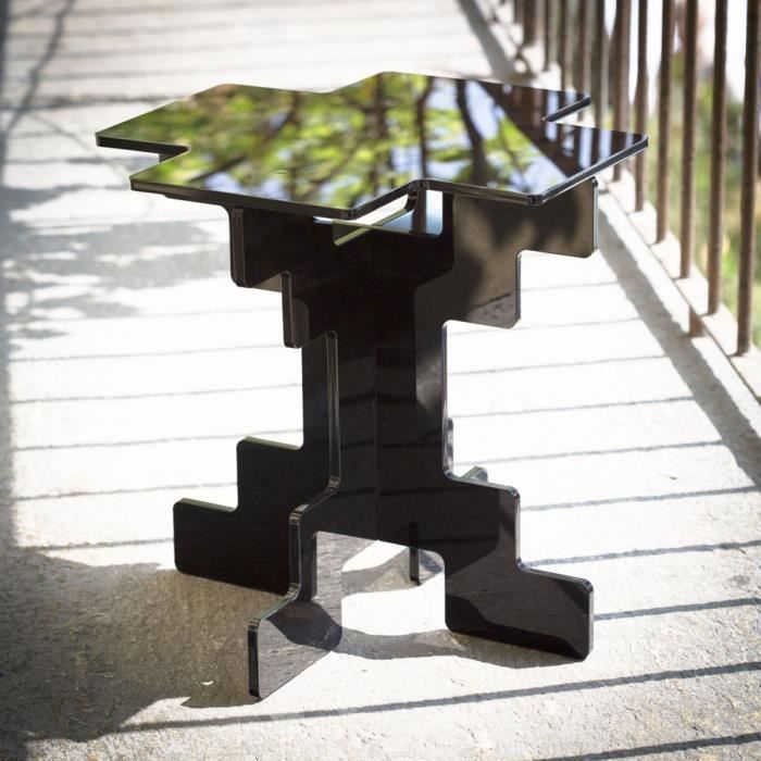 Table basse effett verre acrylique transparent table basse plexiglass ...