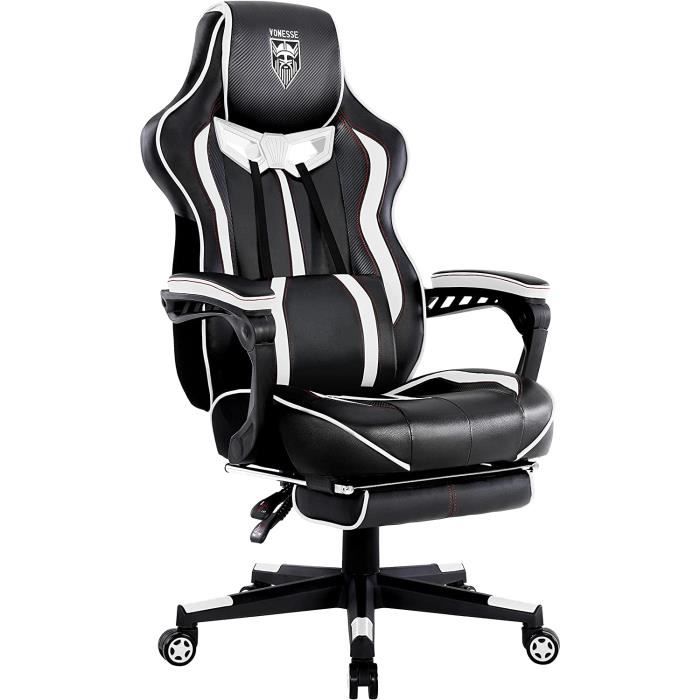 LIWI-Fauteuil Gaming Chaise de Jeu Chaise de Gamer avec Massage ...