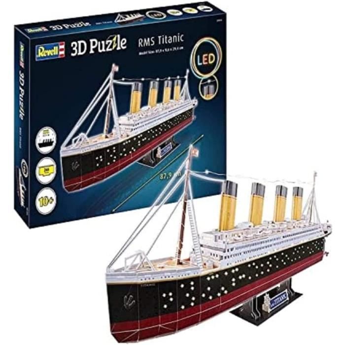 3D Puzzles 00154 RMS Titanic - LED Edition A893 - Cdiscount Jeux - Jouets