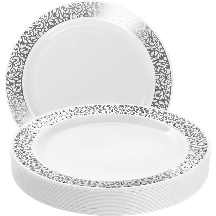 Assiette En Plastique Mariage