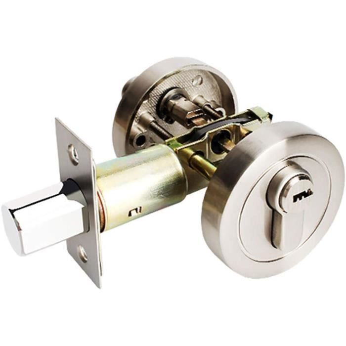 Verrou de sécurité pour porte simple – Cylindre de serrure en alliage ...