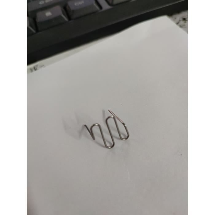 Poste a souder,Agrafes ondulées Standard pour réparation de plastique, 1000 pièces, agrafes ...