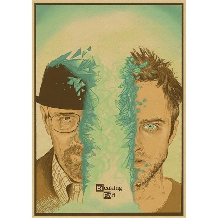 Décoration murale,Breaking Bad poudre Bryan Colin Princeton Vintage ...