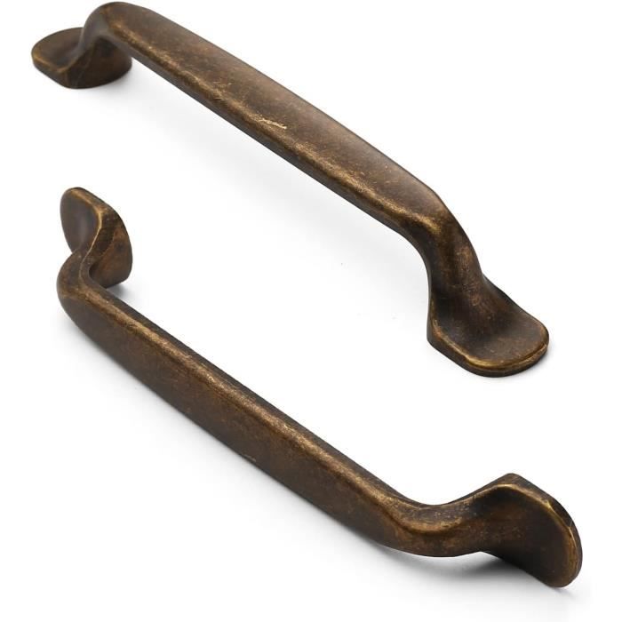 Lot De 12 Poignées De Placard De Cuisine En Laiton Antique ...