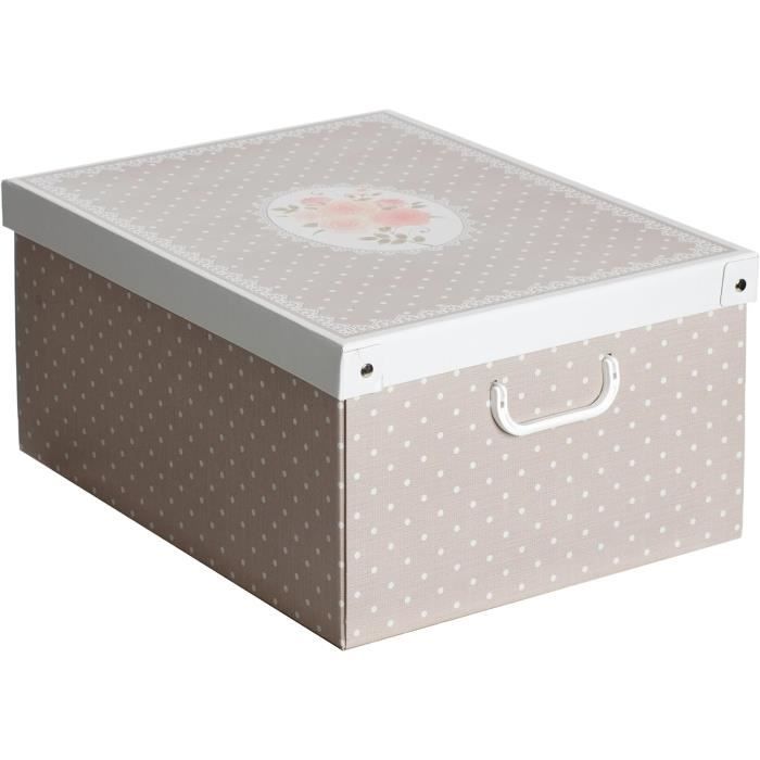 Boite De Rangement Avec Couvercle, Boite En Carton, Rangement Vetement ...